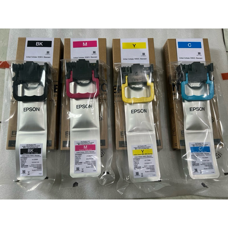 Jual TINTA INITIAL (Tinta bawaan) 1 set CYMBK Epson wfc5390/5890 ...