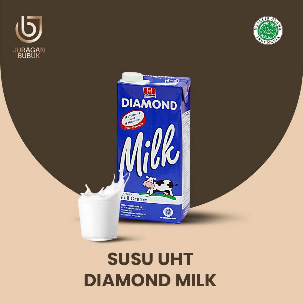 Jual Susu UHT Diamond Full Cream 1 Liter/ 1000 Ml | Shopee Indonesia