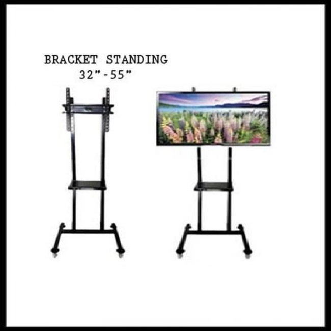 Jual Braket Breket Bracket TV Led Lcd Standing Floor Universal 32-55 ...