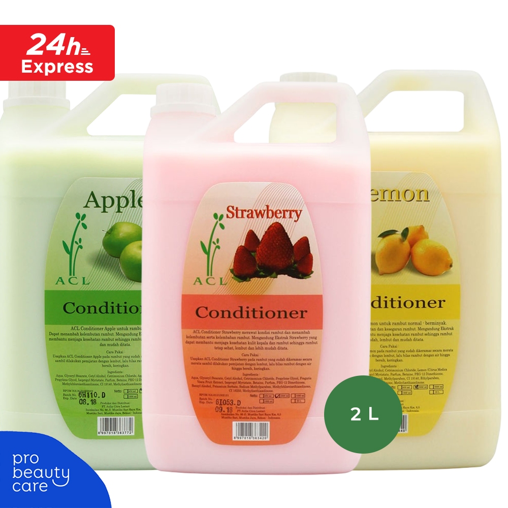 Jual ACL – Conditioner (2000 ml) - Apple Strawberry Lemon | Shopee ...
