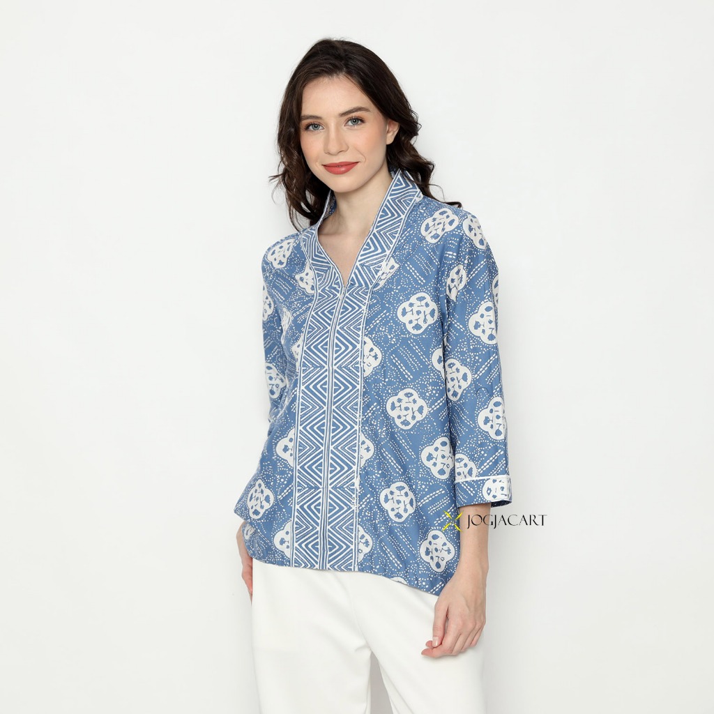 Jual JOGJACART BATIK - SAFIA - Blouse Baju Atasan Blus Batik Wanita ...