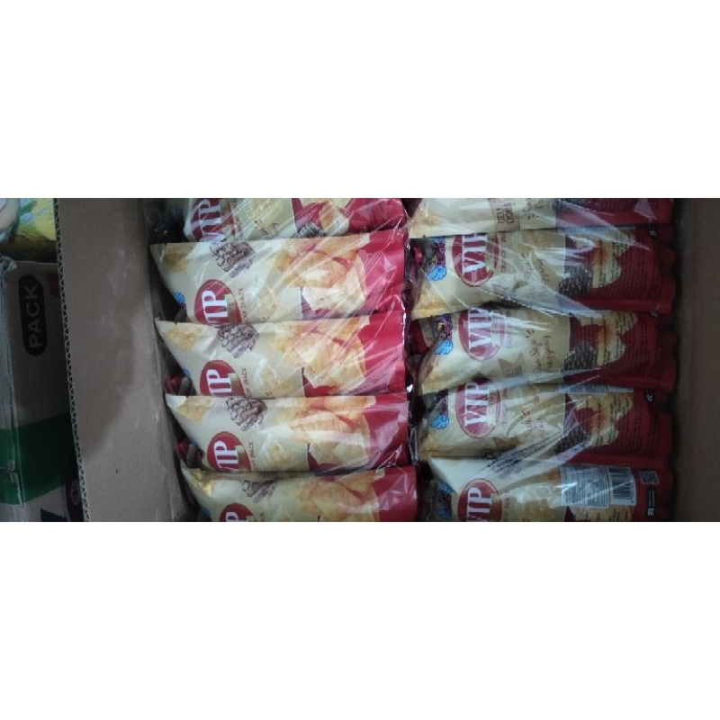 Jual SNACK VIP CHIPS UKURAN 28 gr BERBAGAI VARIAN RASA DAN HARGA SATUAN ...