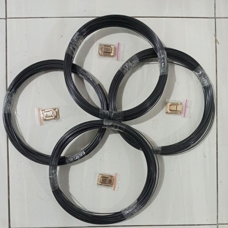 Jual fiber hitam murah meriah ukuran 1,0mm ~ 2,5mm real 100meter ...