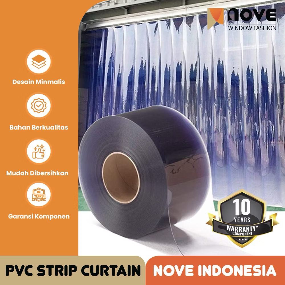 Jual INOVASI KONTRUKSI - Nove Pvc Strip Curtain Blinds - Ukuran Custom ...