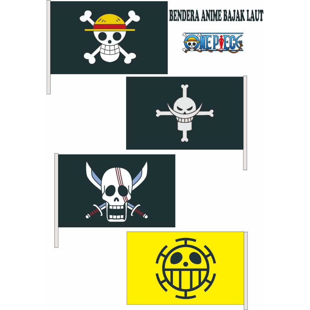 Jual Bendera OnePiece Full Printing | Shopee Indonesia