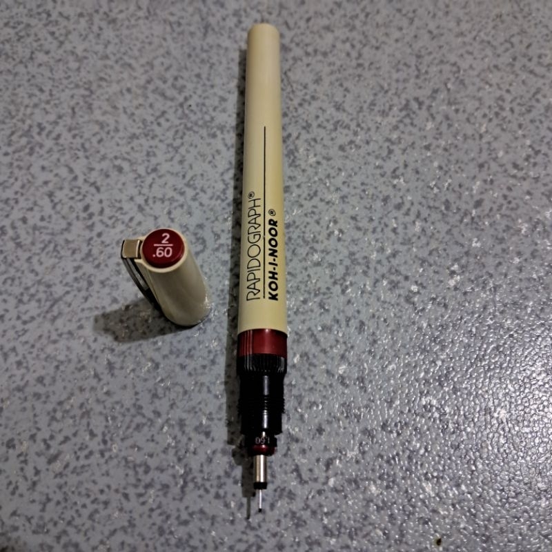 Jual Jarang Koh I Noor Rapidograph 0.60 rapido jerman pulpen gambar ...