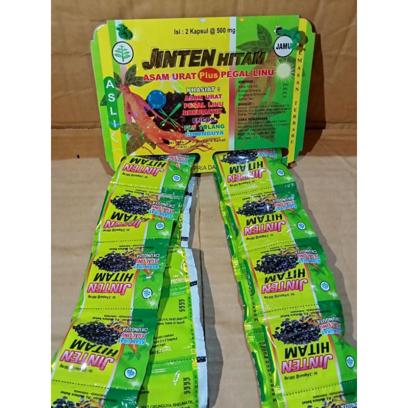 Jual Kapsul Jinten Hitam Original 100% / Harga 1 renceng | Shopee Indonesia