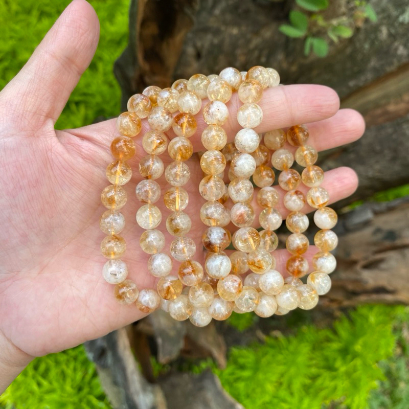 Jual Neo Crystal Citrine Gelang Batu Alam 8mm | Shopee Indonesia