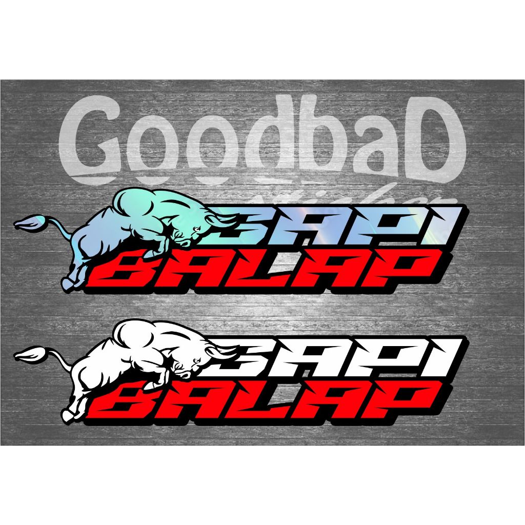 Jual STIKER CUTTING SAPI BALAP | Shopee Indonesia