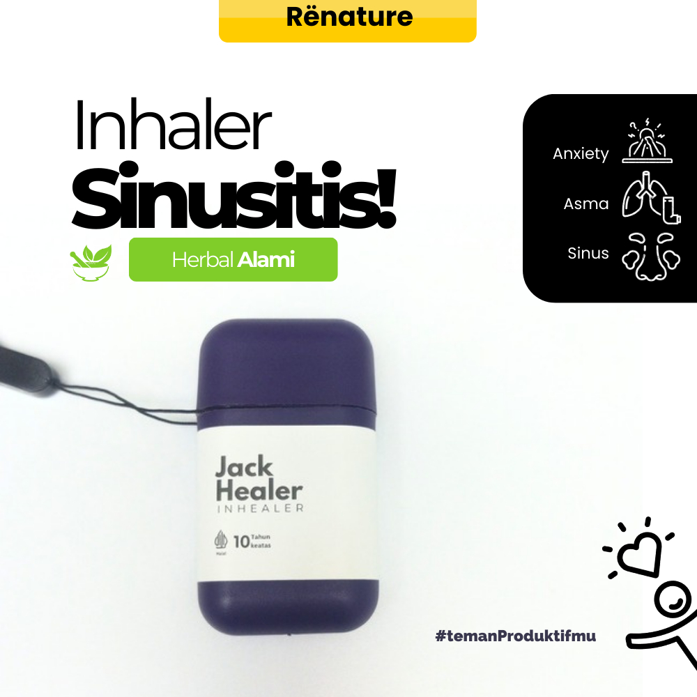 Jual JackHealer - Inhaler Sinusitis Radang Sinus Pernafasan Herbal ...