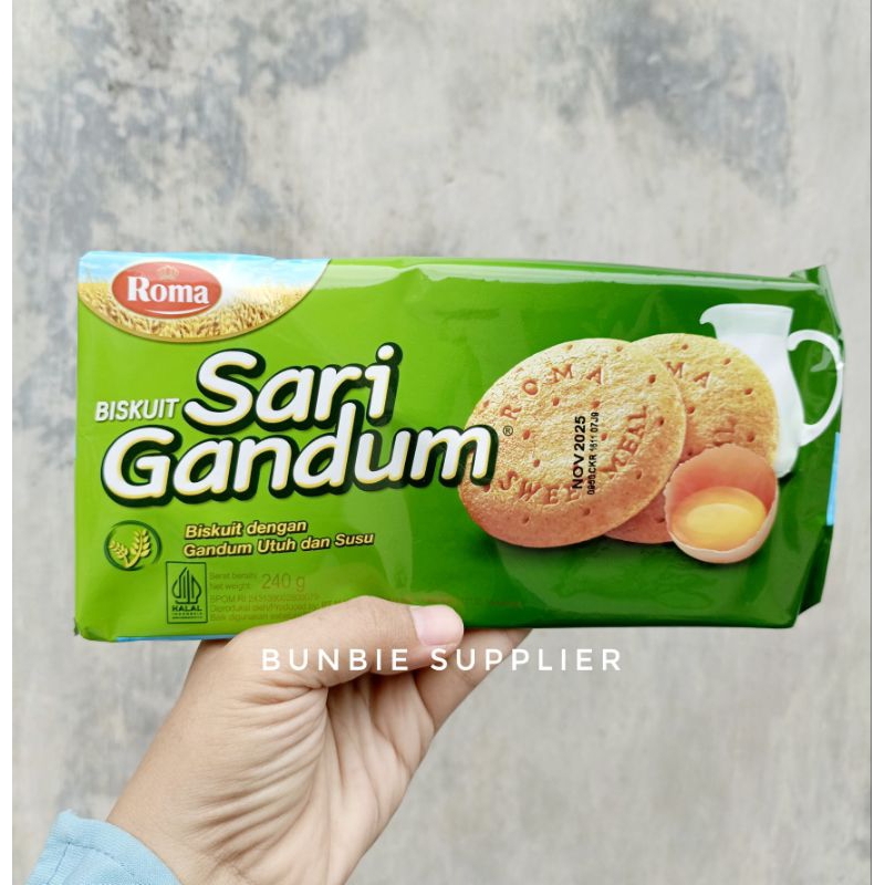Jual Roma Biskuit Sari Gandum 240gr (PACK) | Shopee Indonesia
