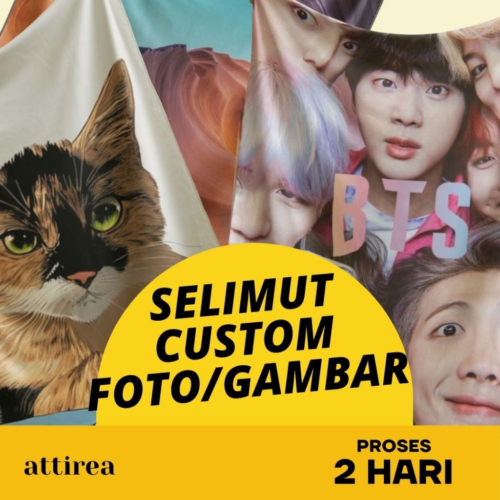 Jual SELIMUT CUSTOM FOTO/GAMBAR BISA REQUEST | Shopee Indonesia