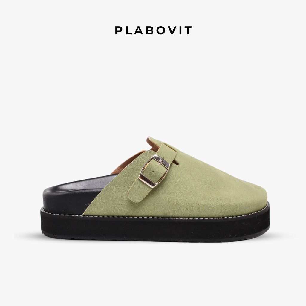 Jual PLABOVIT Hazel Platform Clogs - Sandal Wanita - SAGE | Shopee ...