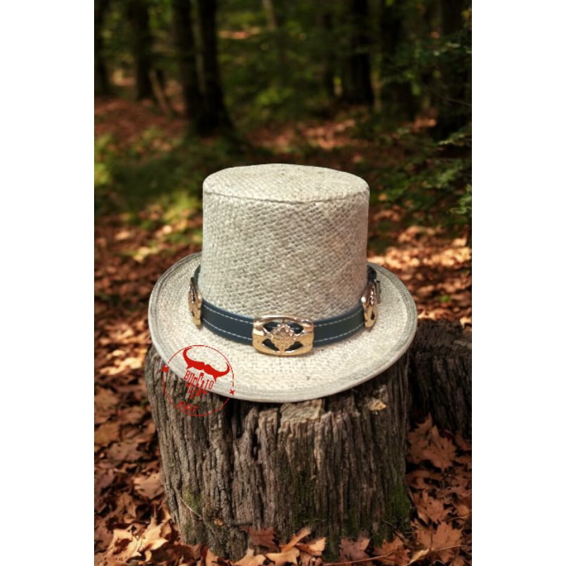 Jual Top hat Goni- topi bahan serat alami - topi slash - topi Saul ...