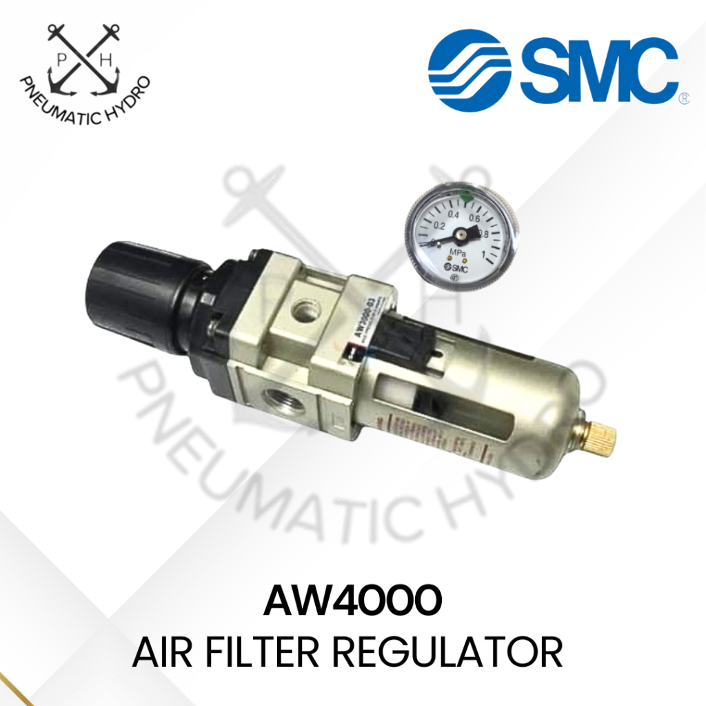 Jual SMC AIR FILTER LUBRICATOR AW4000D PNEUMATIC / AW4000 | Shopee Indonesia