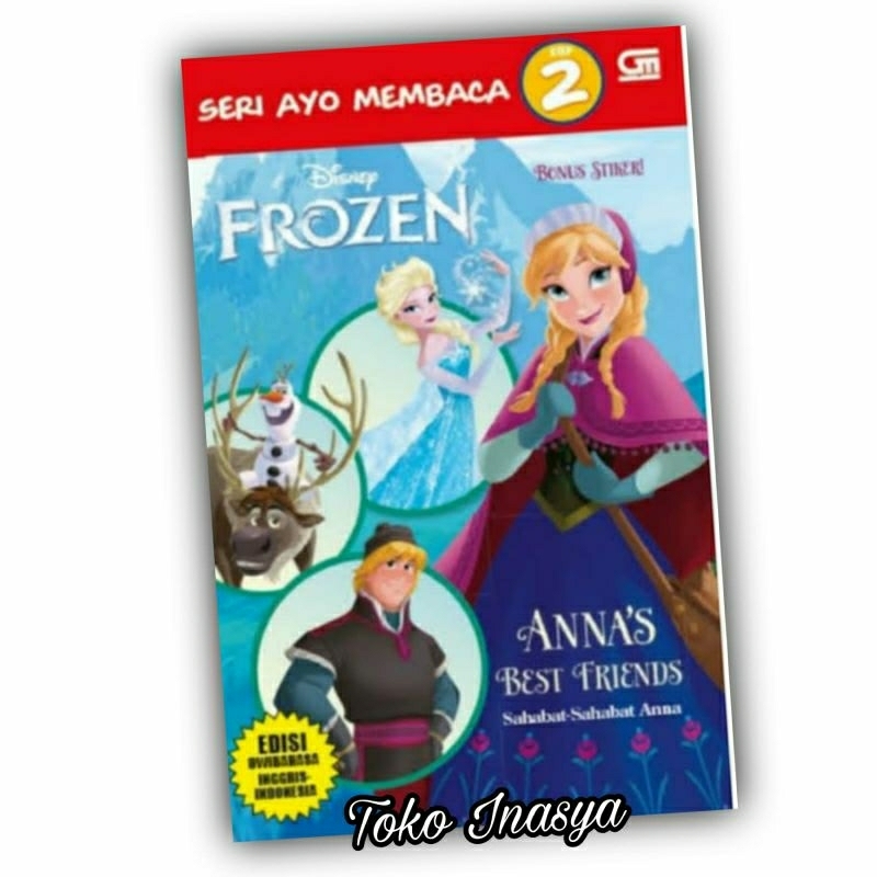 Jual BUKU FROZEN (DISNEY) SERI AYO MEMBACA 2 / EDISI DWIBAHASA ...