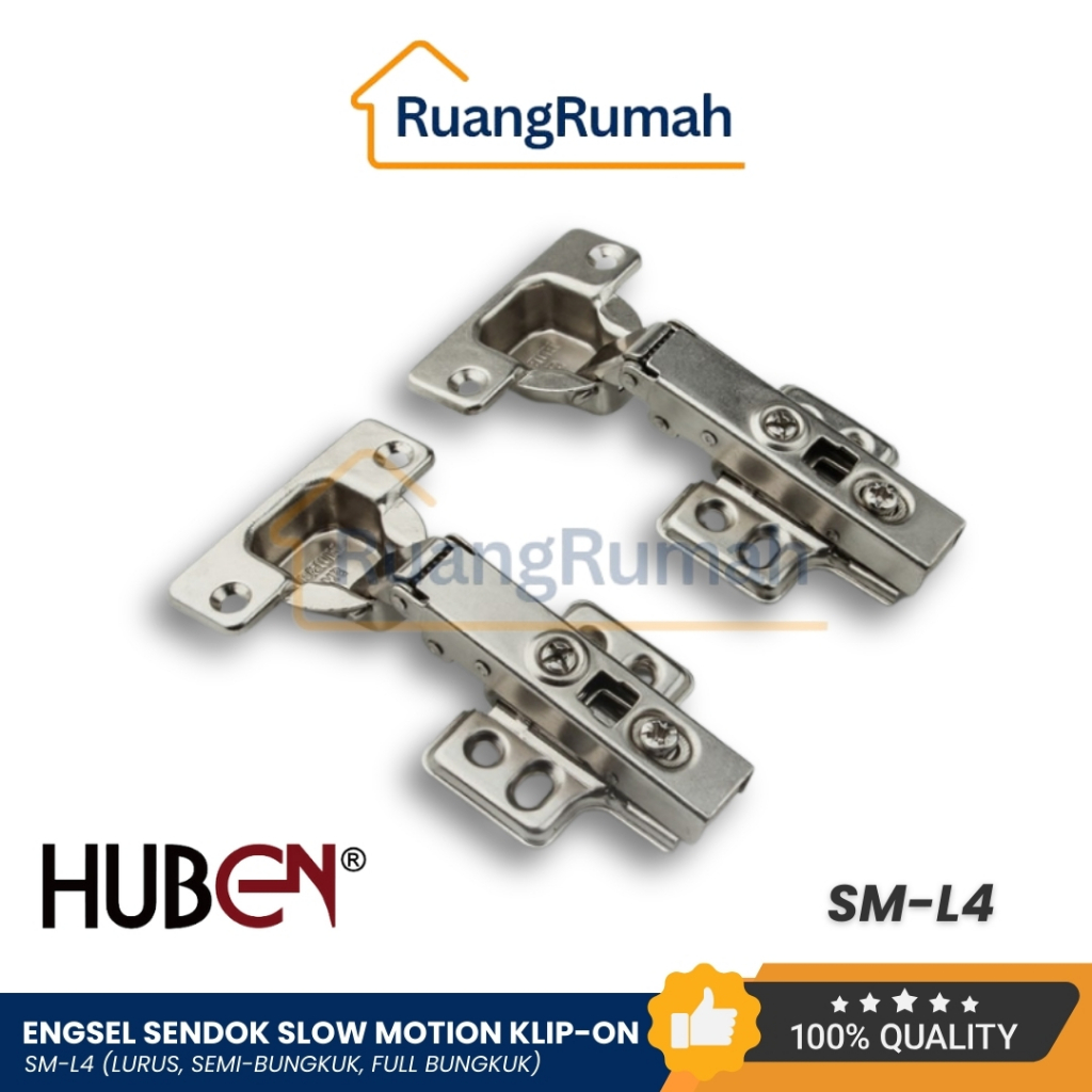 Jual (1 Pasang) Grosir Engsel Sendok Slow Motion Klip On SM-L4 HUBEN ...