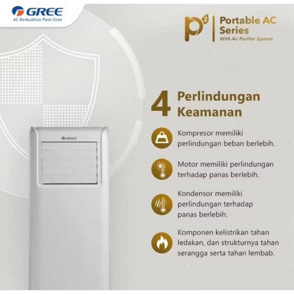 Jual AC GREE GPC-05P2 AC PORTABLE 1/2 PK STANDARD | Shopee Indonesia