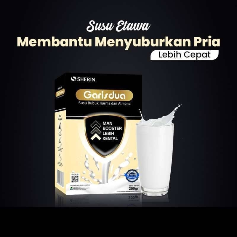 Jual Susu Garis dua For men 200g -Susu etawa PREMIUM Untuk menyuburkan ...