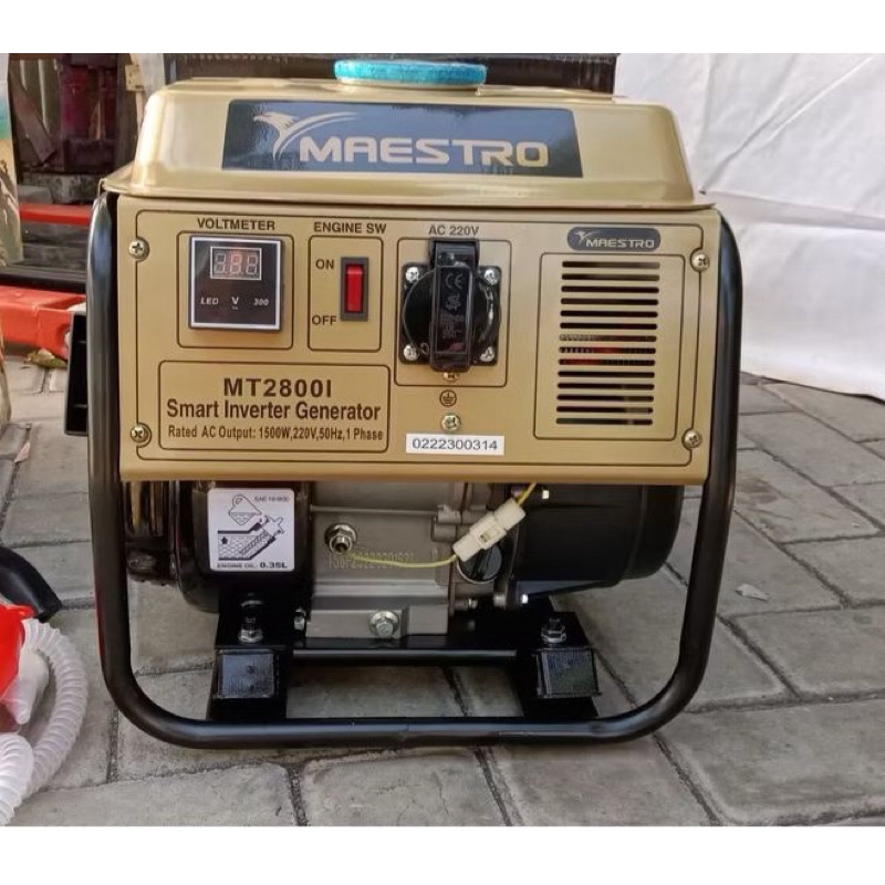 Jual Genset Inverter Maestro 1200Watt 1300Watt 1500Watt 4tak 2Tak ...