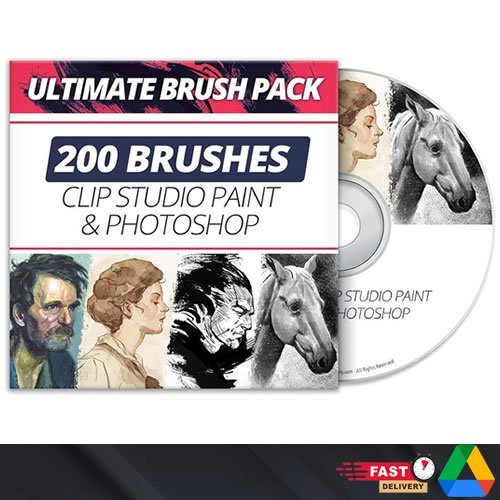 Jual Ultimate Brush Pack For CLIP STUDIO PAINT & PHOTOSHOP | Shopee Indonesia