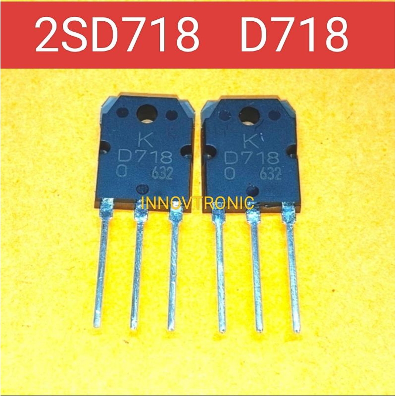 Jual D718 2SD718 KEC Korea Original Silicon NPN Triple Diffused ...