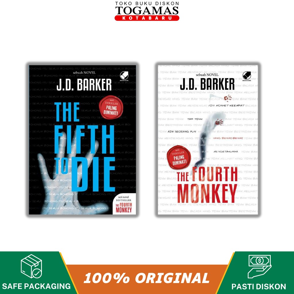 Jual THE FOURTH MONKEY // THE FIFTH TO DIE - J.D. BARKER | Shopee Indonesia