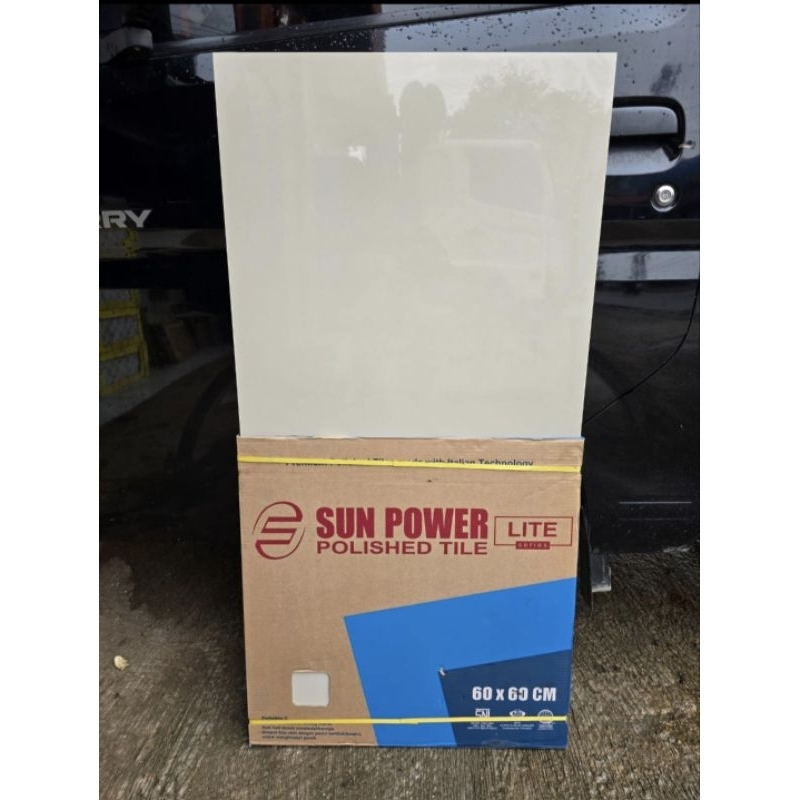 Jual Granit Lantai 60x60 Crem Polos Sun Power | Shopee Indonesia