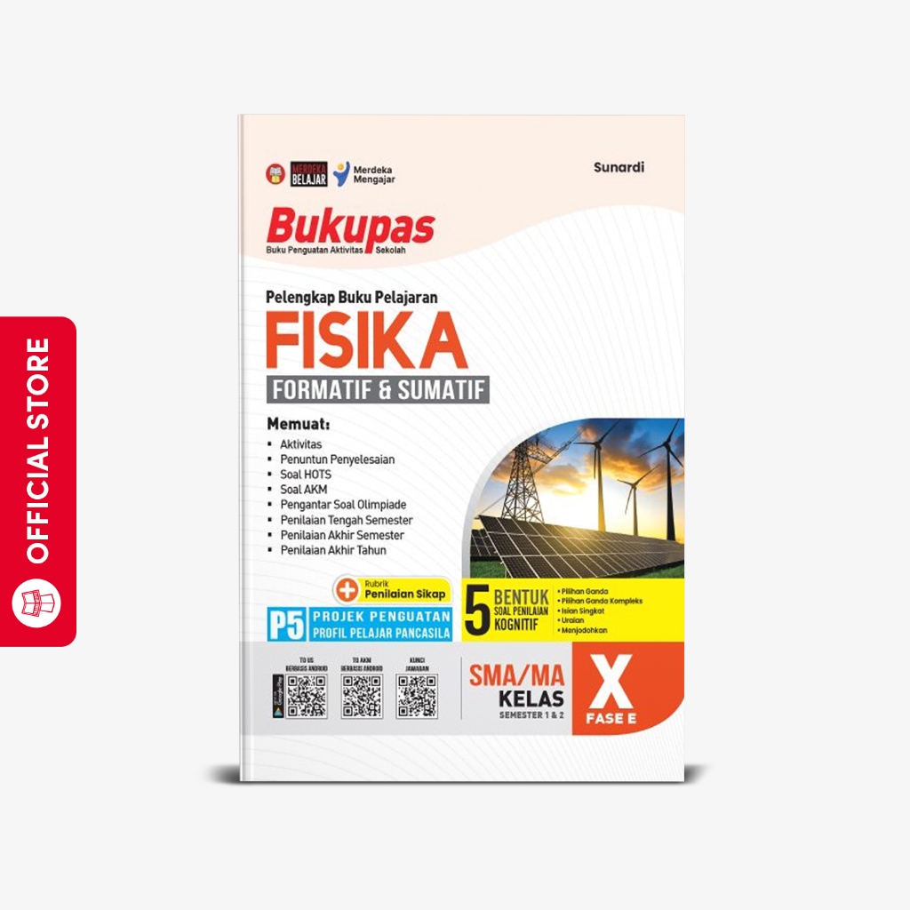 Jual Yrama Widya - Bukupas Fisika SMA/MA Kelas 10, 11, 12 (Buku Latihan Soal Kurikulum Merdeka ...