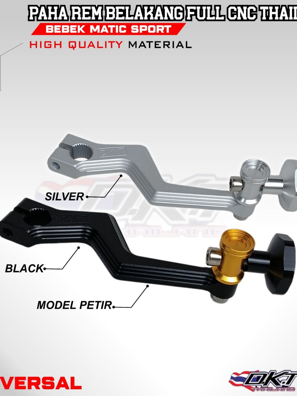 Jual Paha Rem / Tuas Rem Belakang Full Cnc Mrek DKT Original Made In ...