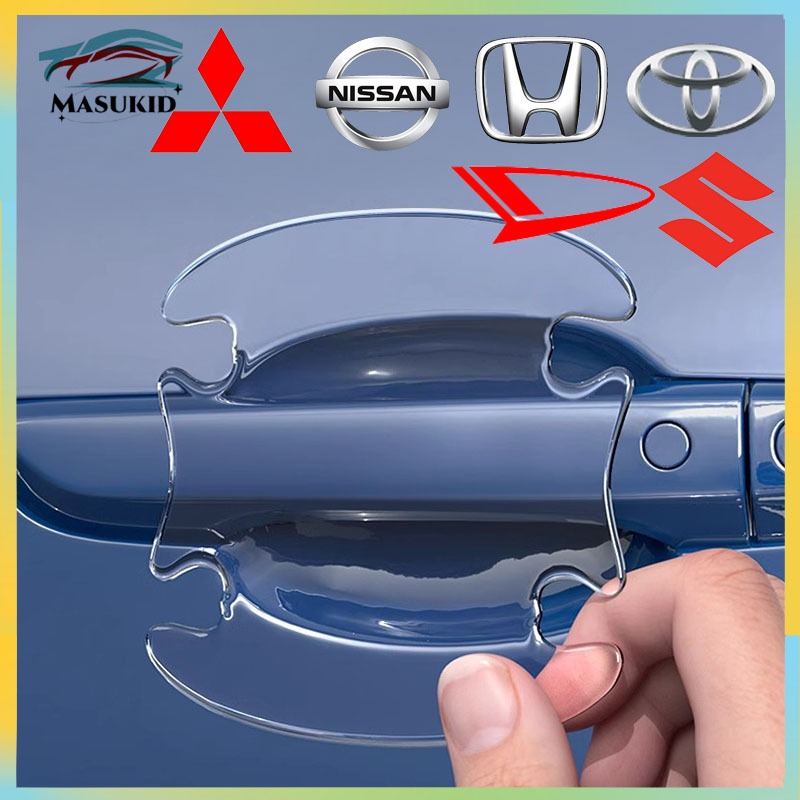 Jual 8pcs stiker handle pintu mobil pelindung handle pintu mobil ...