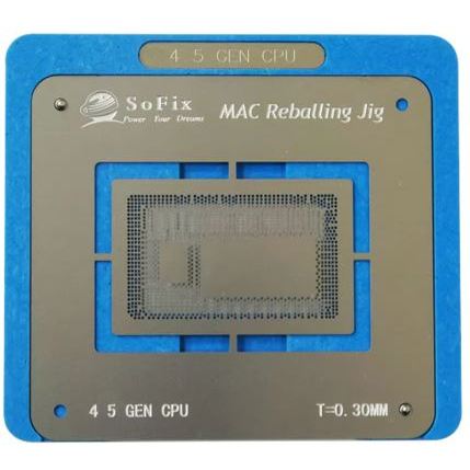 Jual Logic board BGA reballing Magnetic Stencil for Macbook Chip Solder ...