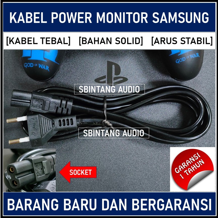 Jual Kabel power adaptor Monitor Samsung Monitor Samsung Curved Baru ...