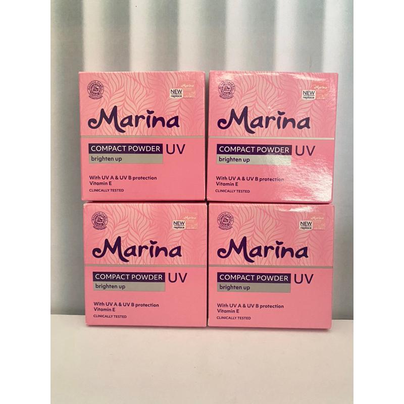 Jual Marina Compact Powder UV Brighten Up 12g | Shopee Indonesia