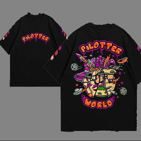 Jual Kaos PLTR WORLD /Kaos Distro Motif pilotter World Space Racing ...