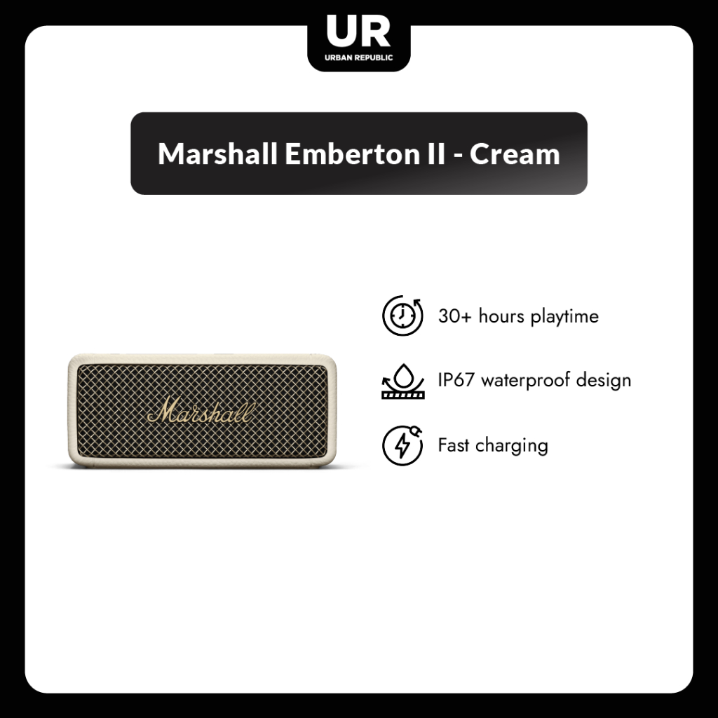 Jual Marshall Emberton II - Cream | Shopee Indonesia