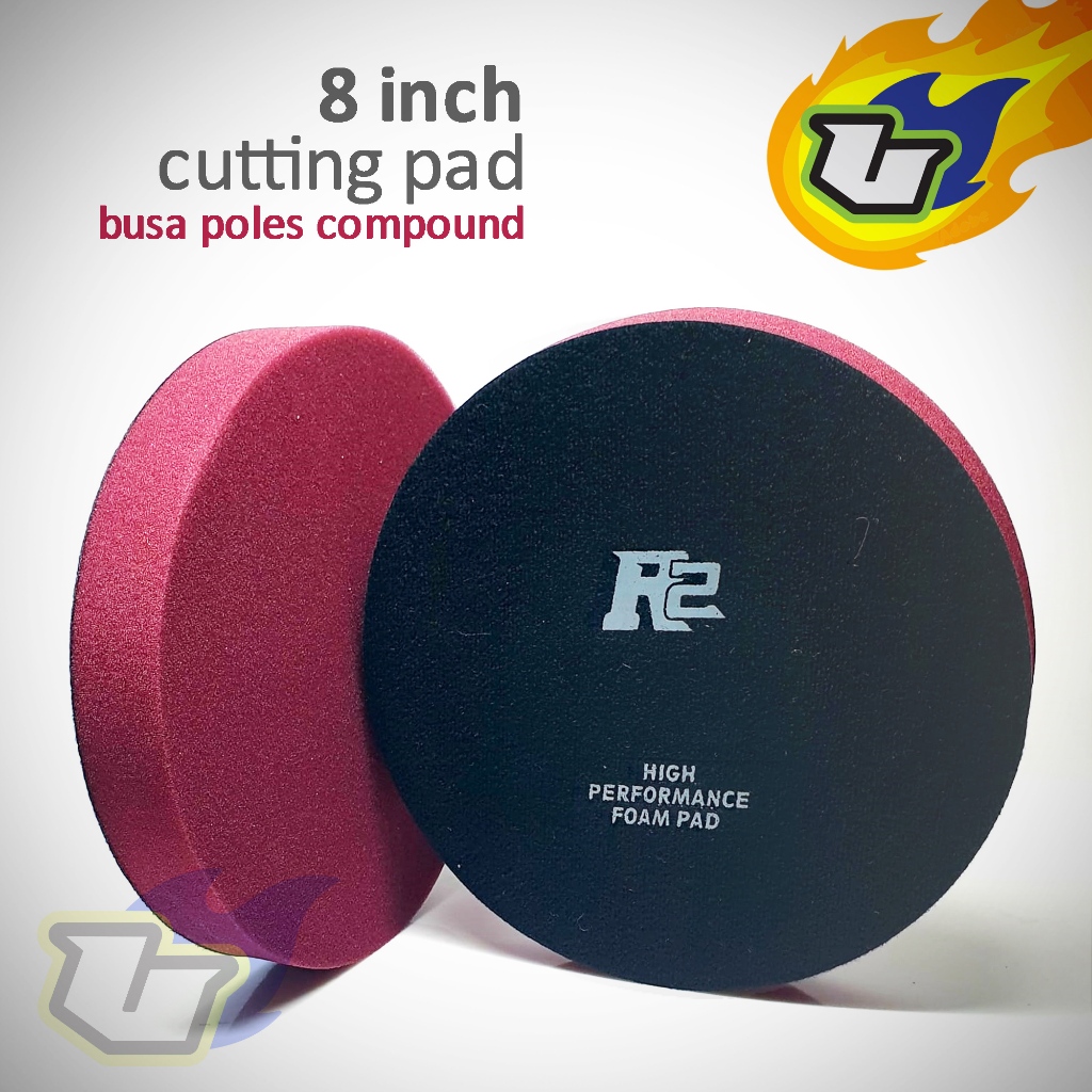 Jual Premium Foam Pad Cutting 8 inch Busa Poles Mobil 8" Premium ...