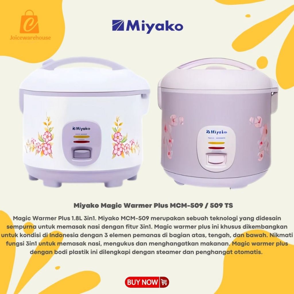 Jual Miyako Magic Warmer Plus MCM-509 / 509 TS | Shopee Indonesia