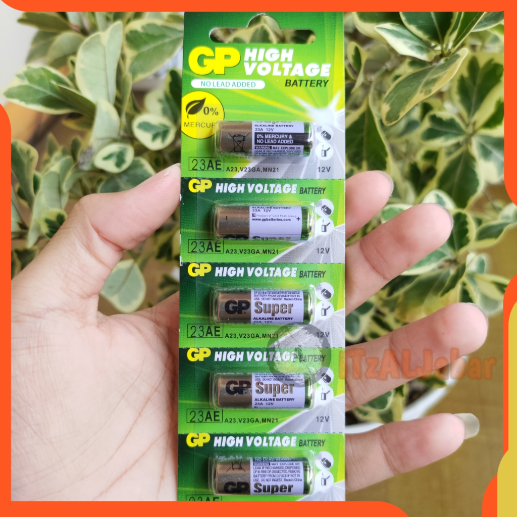 Jual 23A Baterai GP 23A 12V Super alkaline Original (1pcs) | Shopee Indonesia