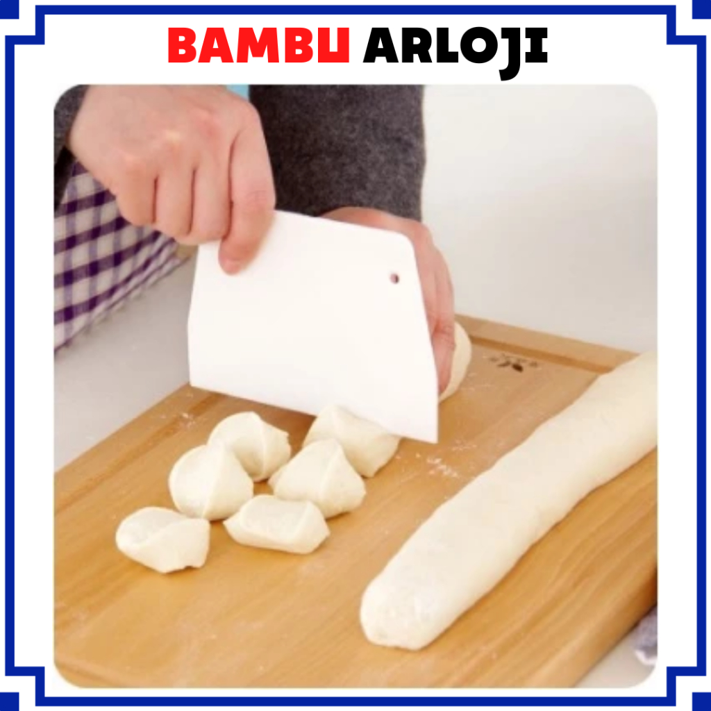 Jual BAJ Scraper Alat Pemotong Pembersih Adonan Kue Bahan Plastik ...