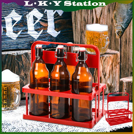 Jual Rak Keranjang Bir Wine Beer Rack Beer Bottle Carrier Dapat ...