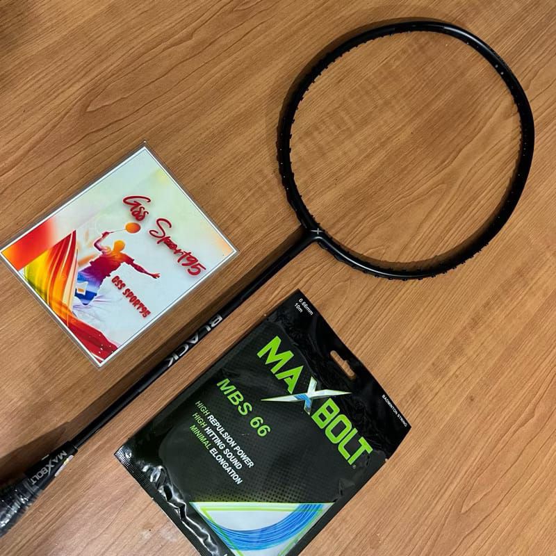 Jual RAKET BADMINTON MAXBOLT BLACK 35 LBS | Shopee Indonesia