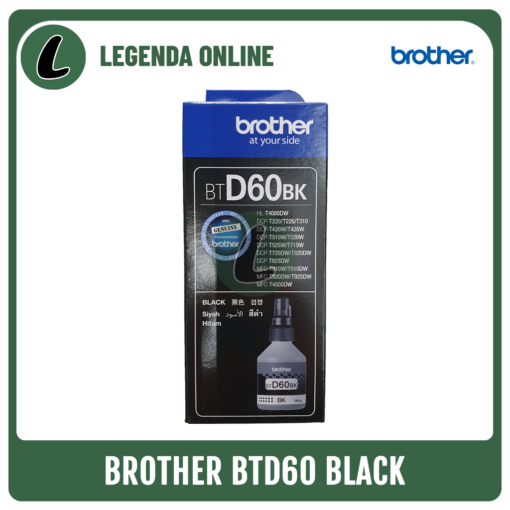 Jual Tinta Brother BTD60BK BT D60 BTD60 Black Original | Shopee Indonesia