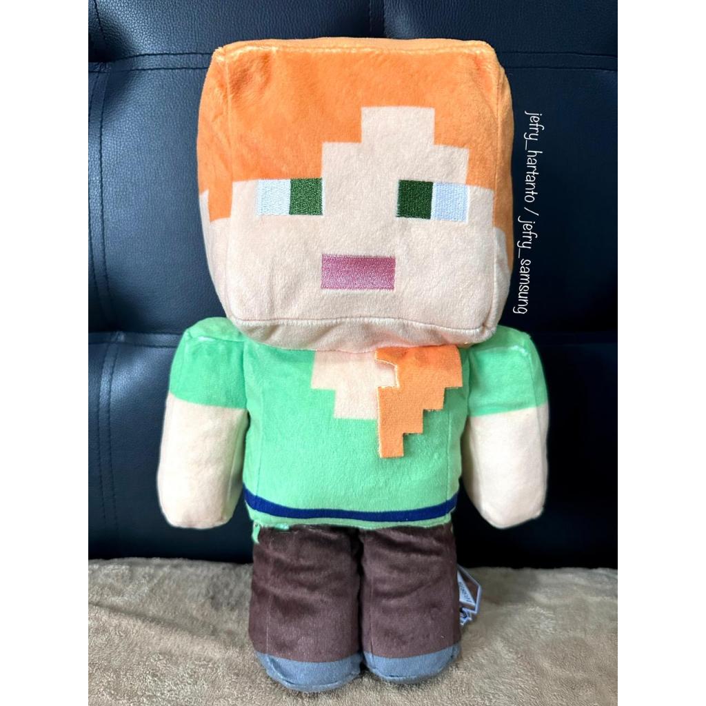 Jual Boneka Minecraft Alex BIG Plush Doll Original Furyu Jepang Kawaii ...