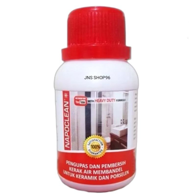 Jual NAPOCLEAN HEAVY DUTY MERAH 100ML CAIRAN PEMBERSIH KERAK AIR NODA ...