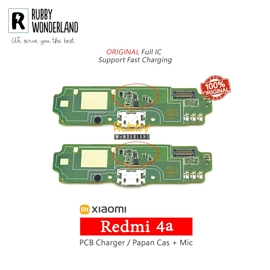 Jual Papan Cas PCB Konektor Charger Mic Xiaomi Redmi 4A | Shopee Indonesia