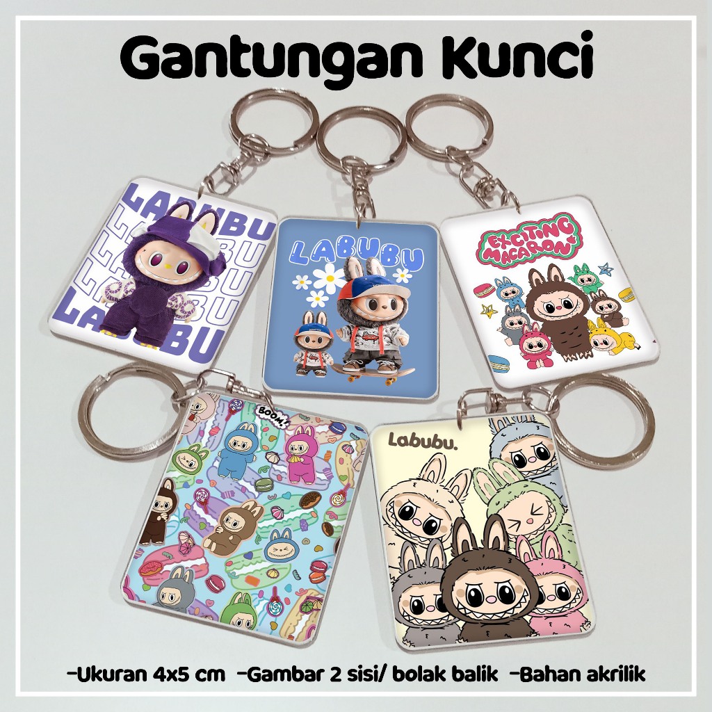 Jual Gantungan kunci Labubu - Ganci karakter labubu The Monsters ...