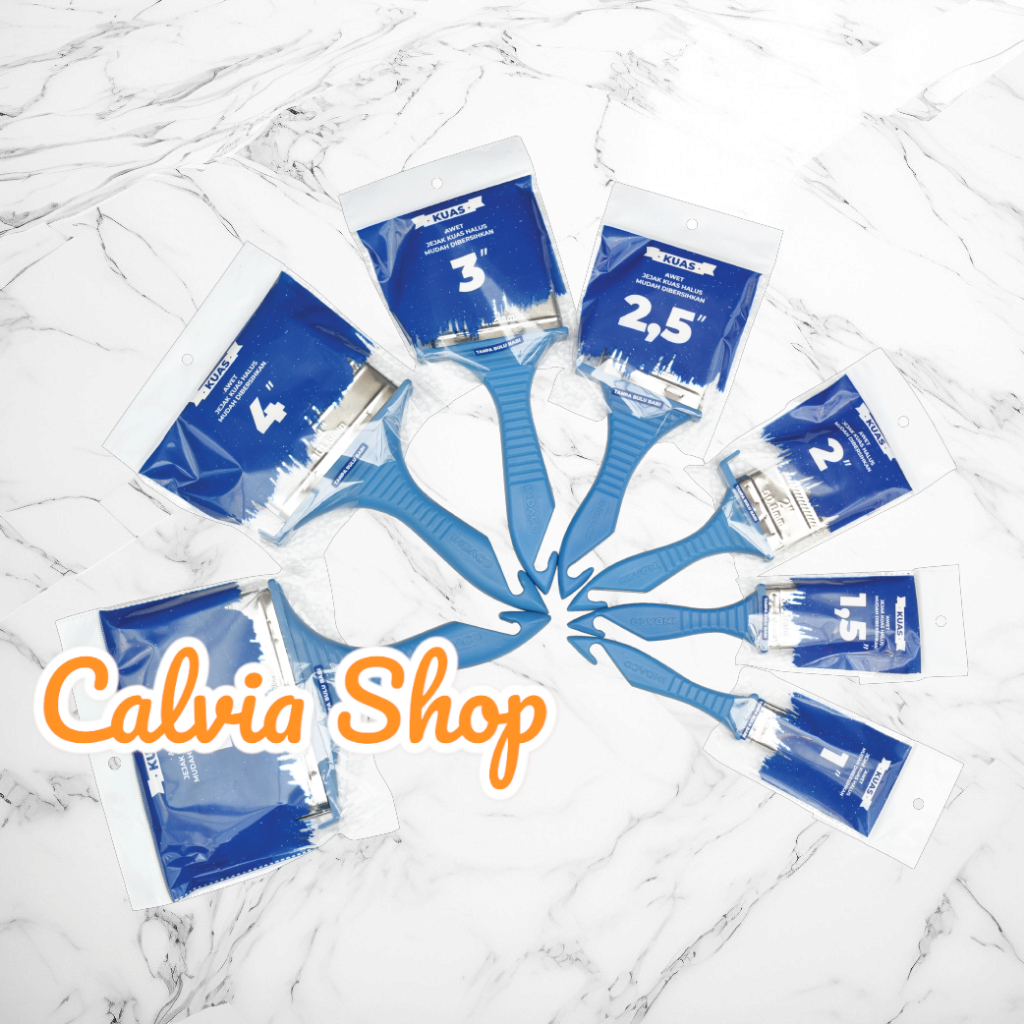 Jual TIKA Brush / Kuas INDACO / Kuas Cat Tembok 1 inch / 1.5 inch / 2 ...