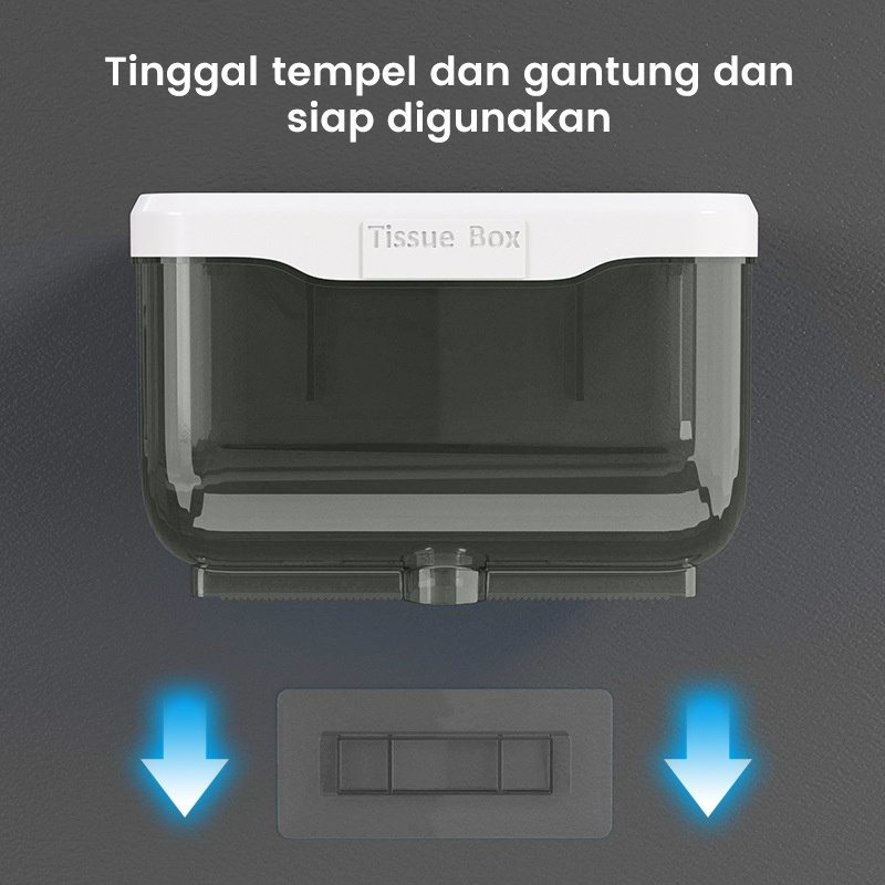 Jual IHOME Tempat Tissue Toilet Kotak Tisu WC Tempel Tissue Box Kamar ...