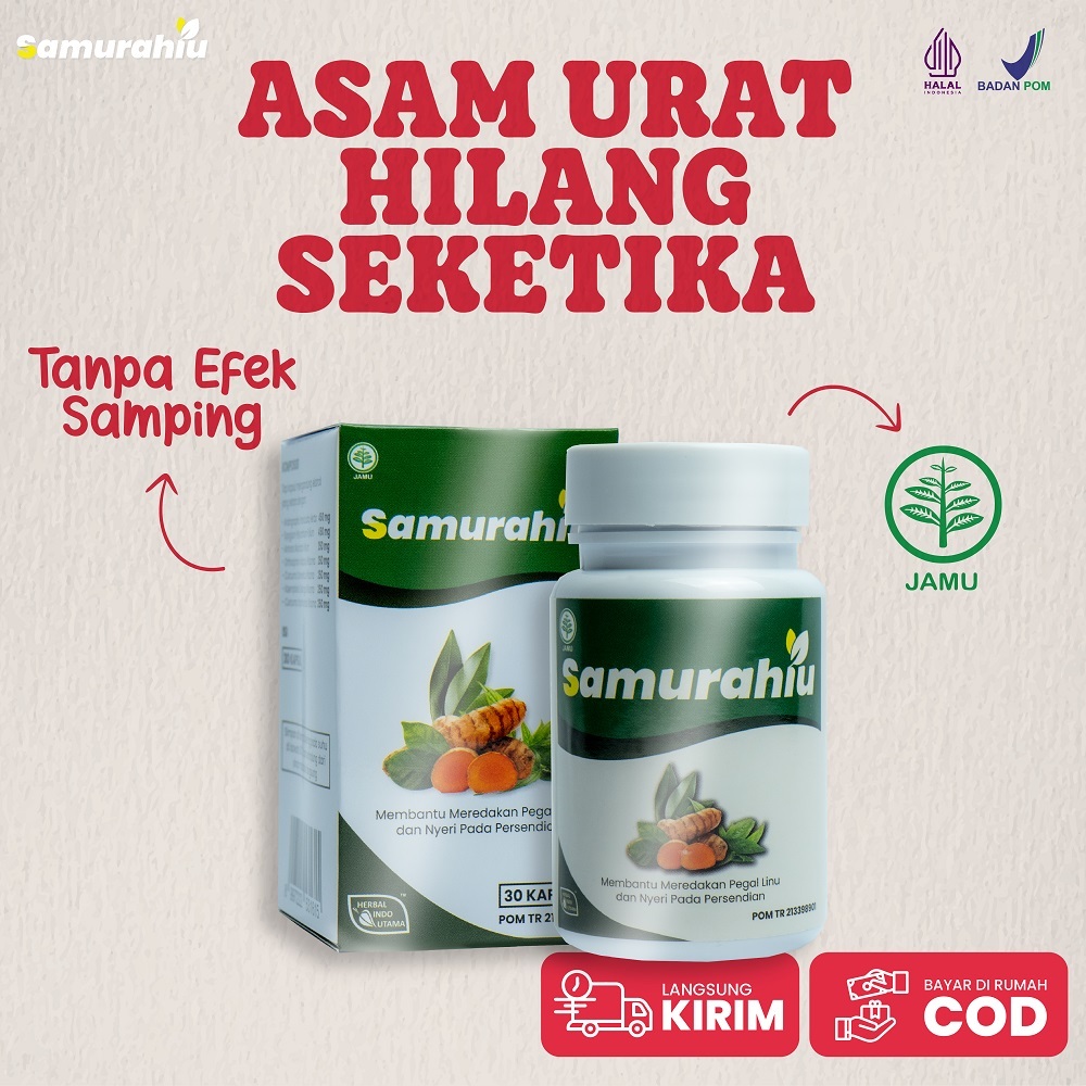 Jual Samurahiu 30 kapsul - Asam Urat Hilang Seketika Tanpa Efek Samping ...